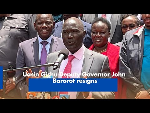 Uasin Gishu Deputy Governor John Barorot resigns