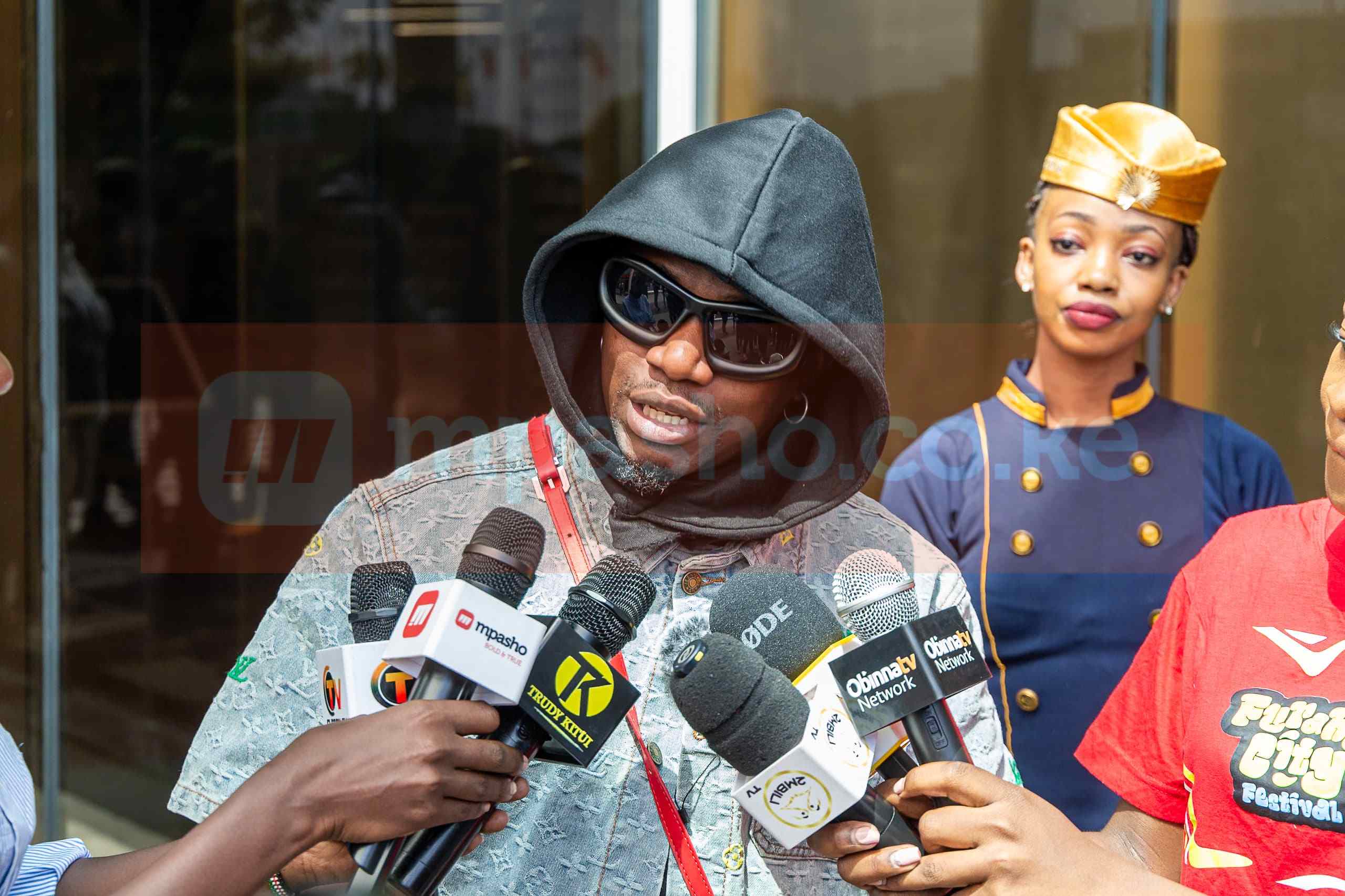 Rayvanny in Kenya for Concert: Sights and Scenes