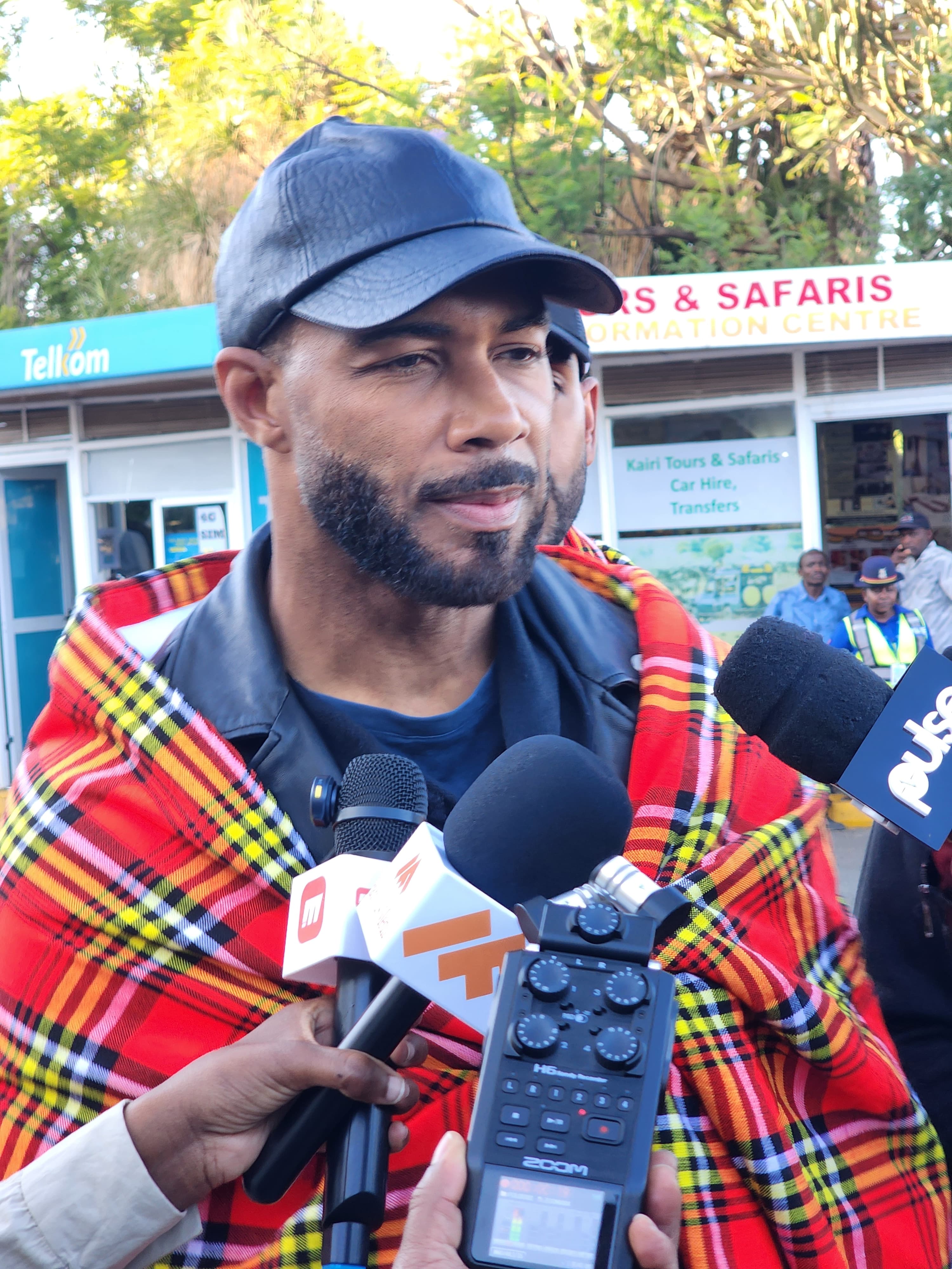 Things to Know About Power Actor Omari Hardwick's Visit to Kenya