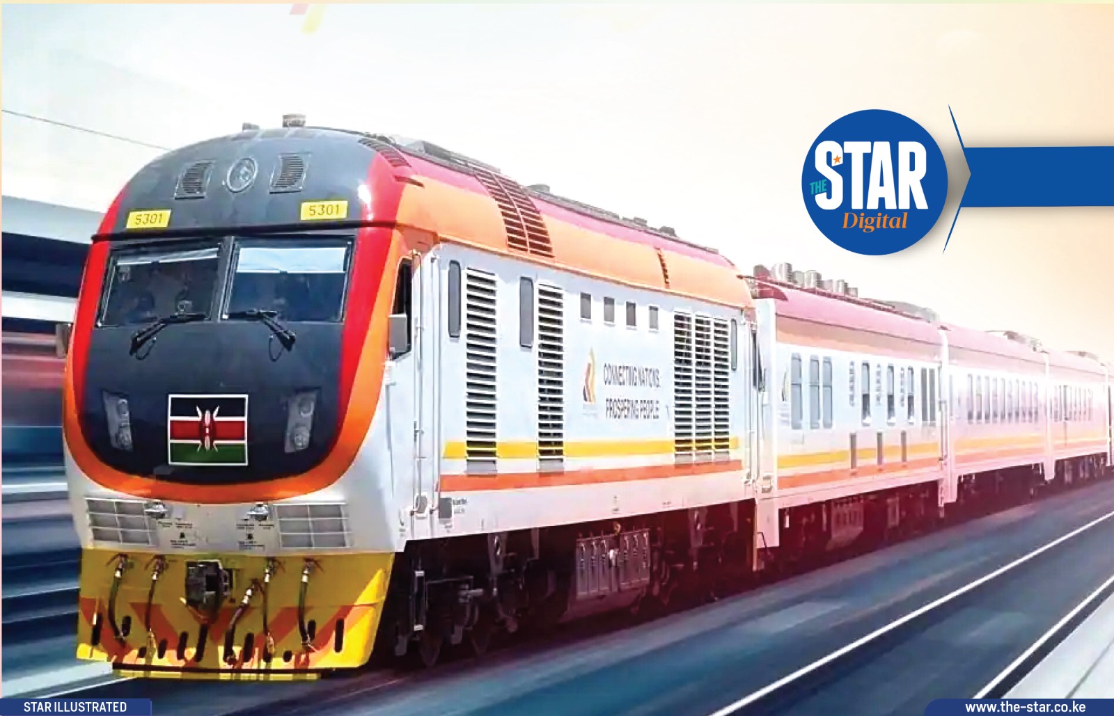 Number of passengers using SGR versus revenue