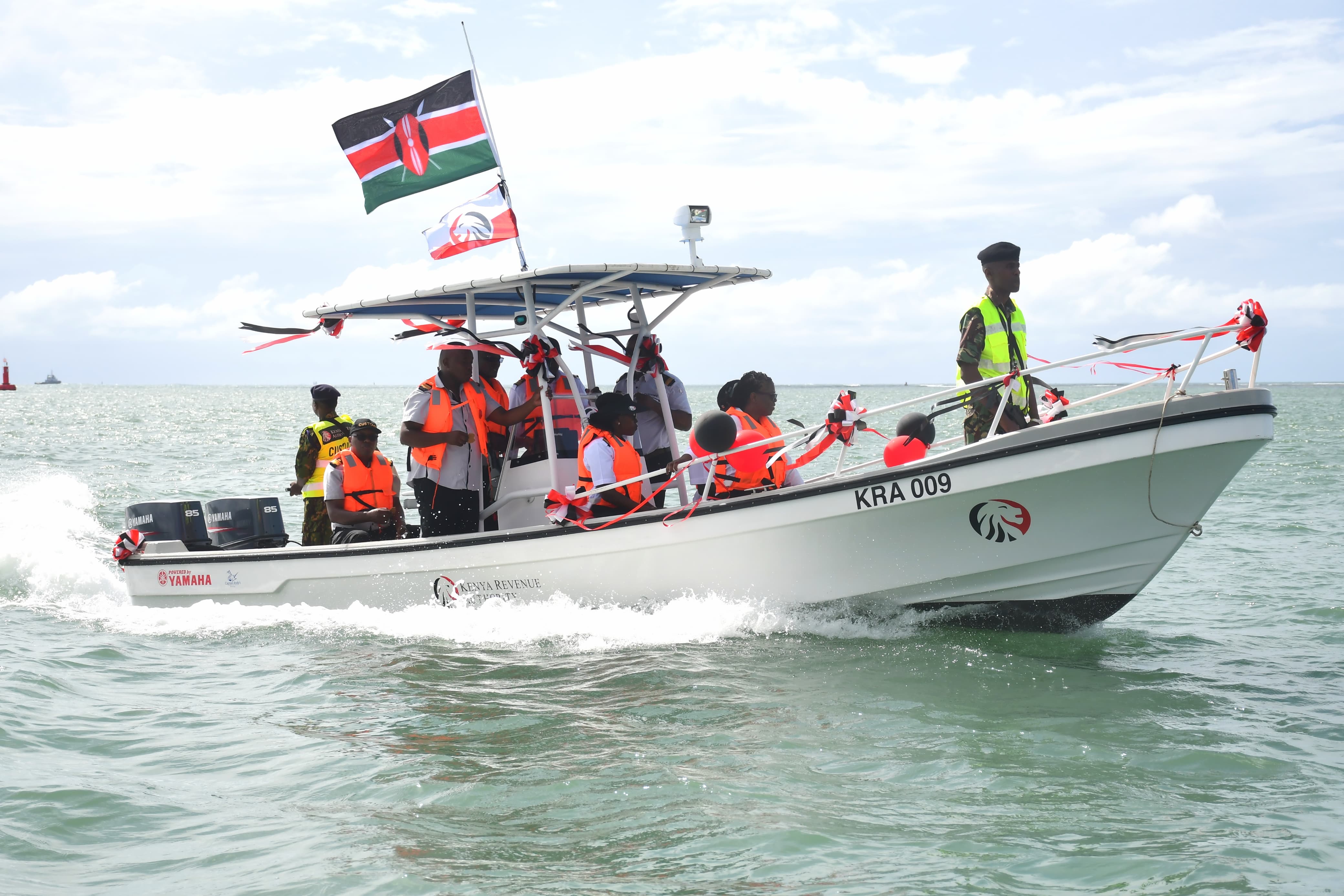 KRA unveils new patrol vessel to boost war on illicit trade, secure maritime borders