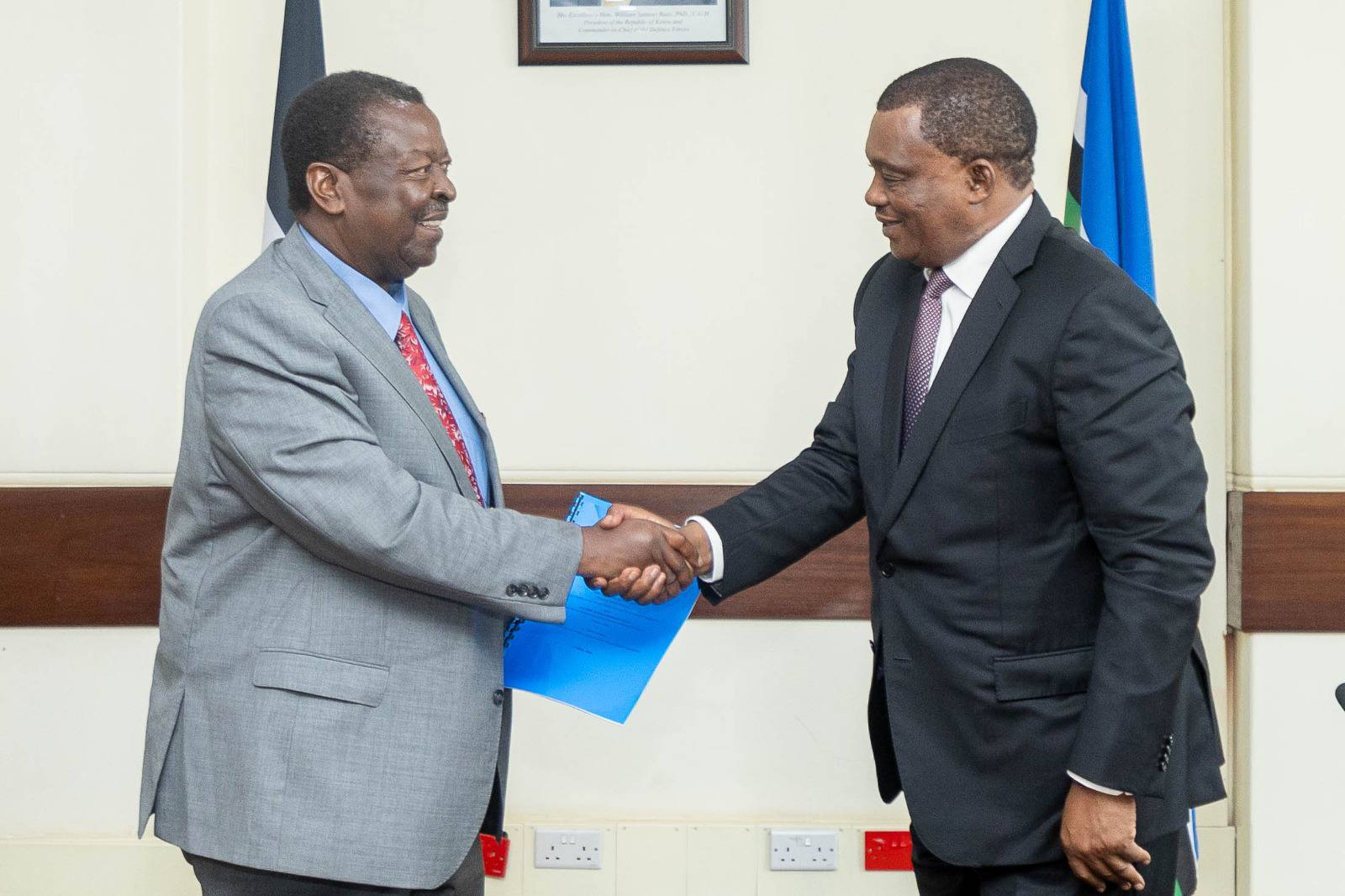 Mudavadi takes over from Muturi as acting Public Service CS