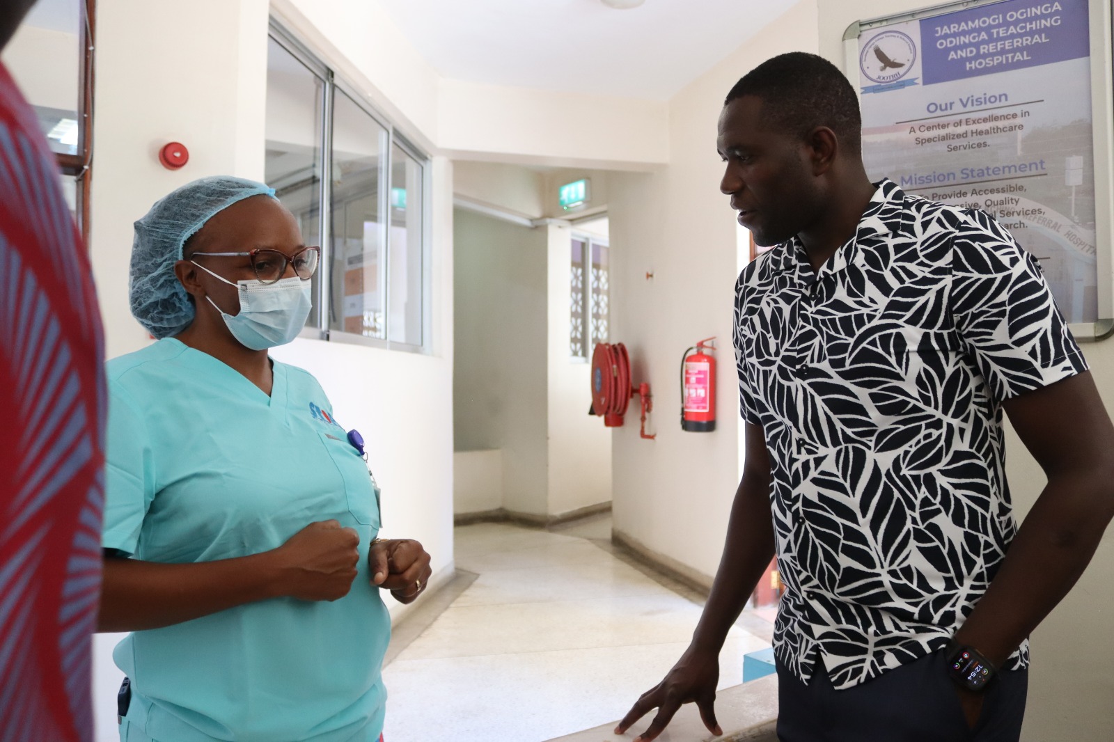 PS Oluga visits JOOTRH to support elevation to national facility