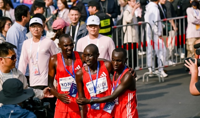Kenyan's reign supreme in the Chinese road races