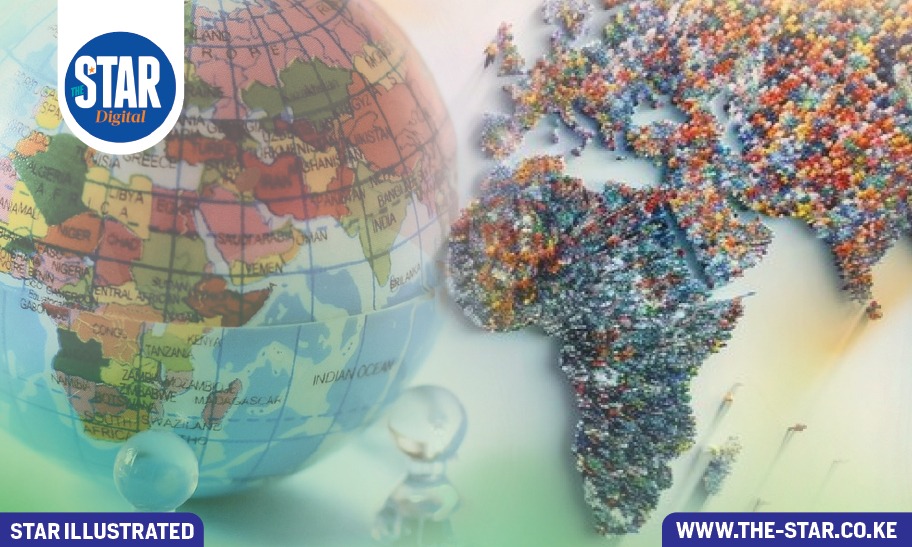 Distribution of the global population 2024