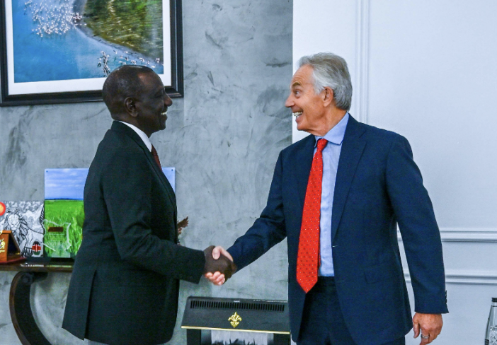 [PHOTOS] Ruto meets former UK Prime Minister Tony Blair at State House ...