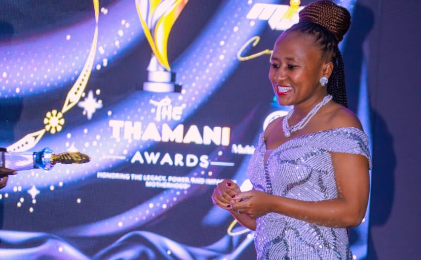 Hanifa Farsafi, Kirinyaga MP Njeri Maina Shine at Thamani Awards 2025