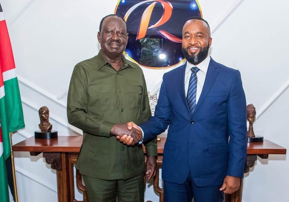 [PHOTOS] Joho holds development talks with Raila