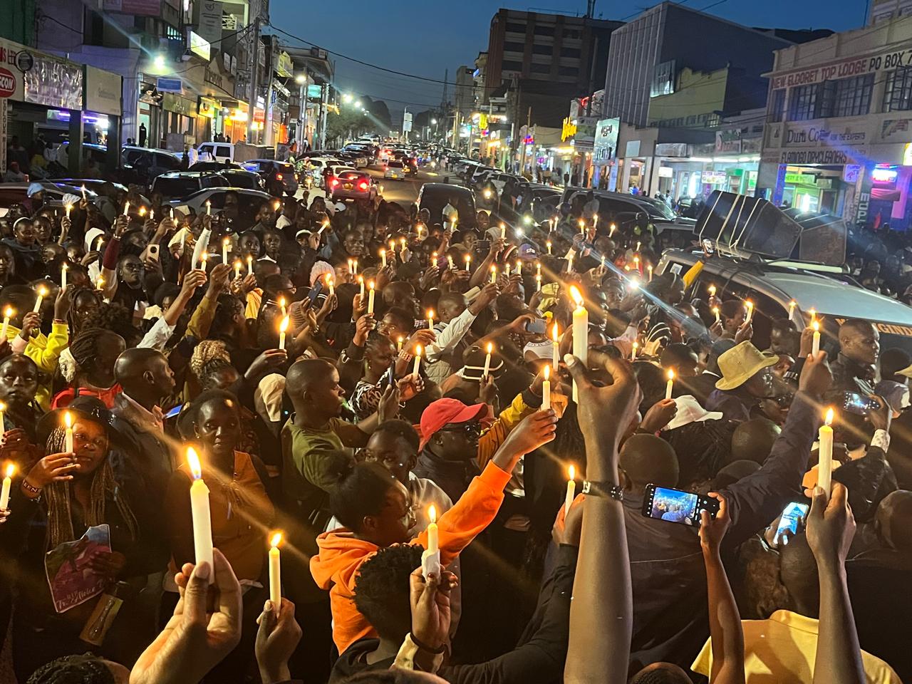 Hundreds honour slain Fr Bett with candlelit vigil in Eldoret
