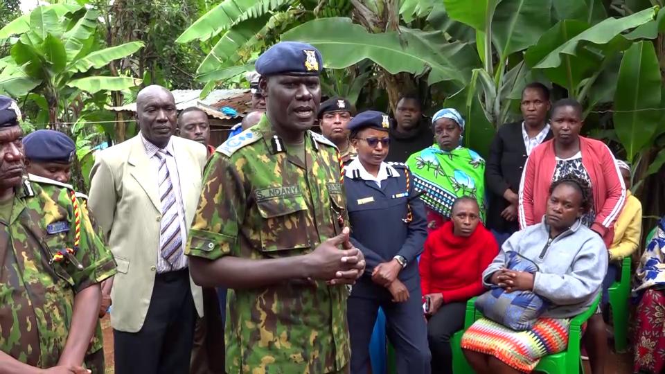 Maafisa Wakuu wa Polisi Watembelea Familia Ya Mchuuzi Aliyepigwa Risasi