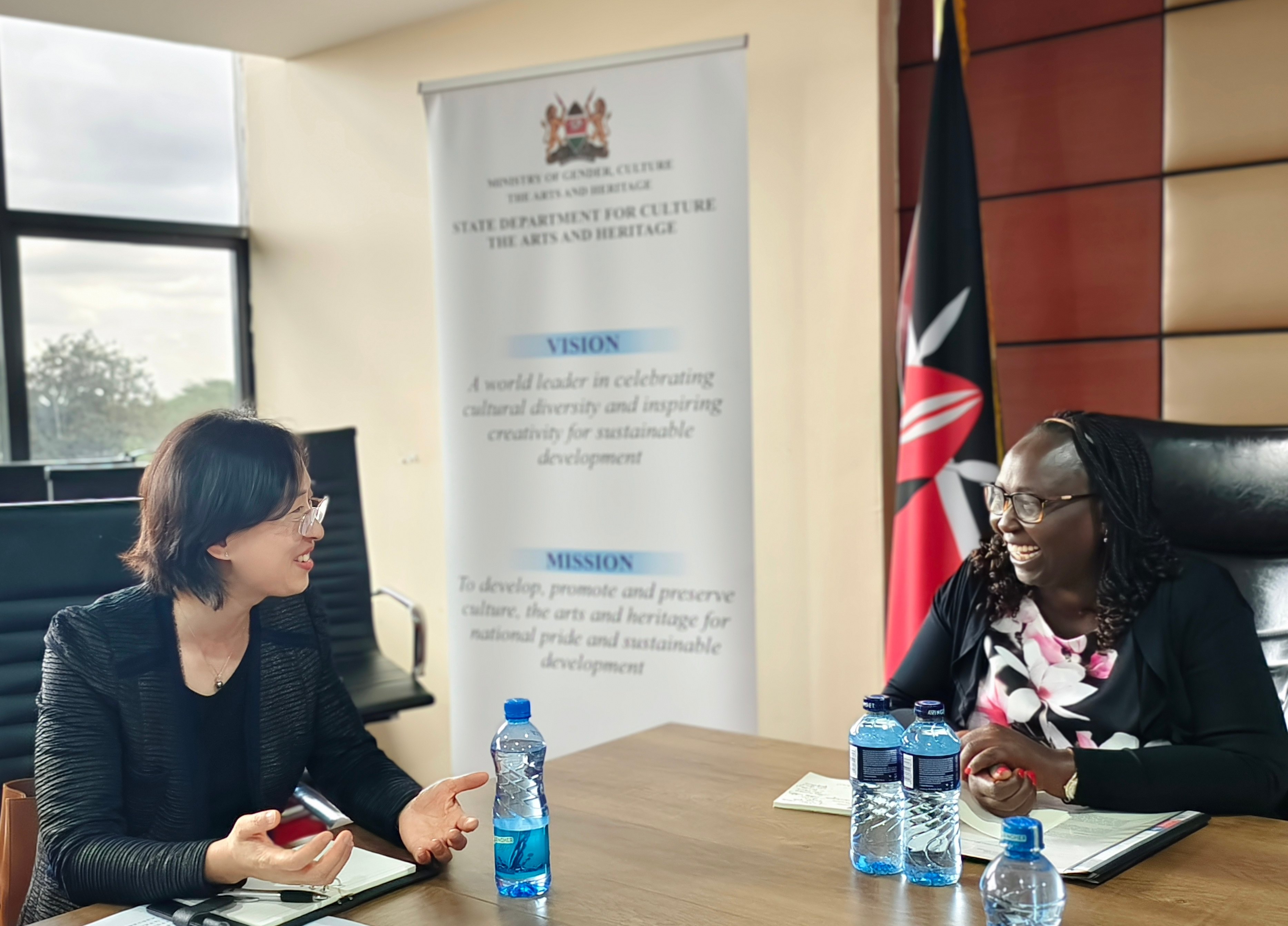 [PHOTOS] CS Cheptumo hosts ambassador Guo ahead of China- Kenya ...