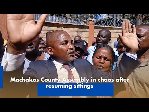 Machakos County Assembly in chaos after resuming sittings