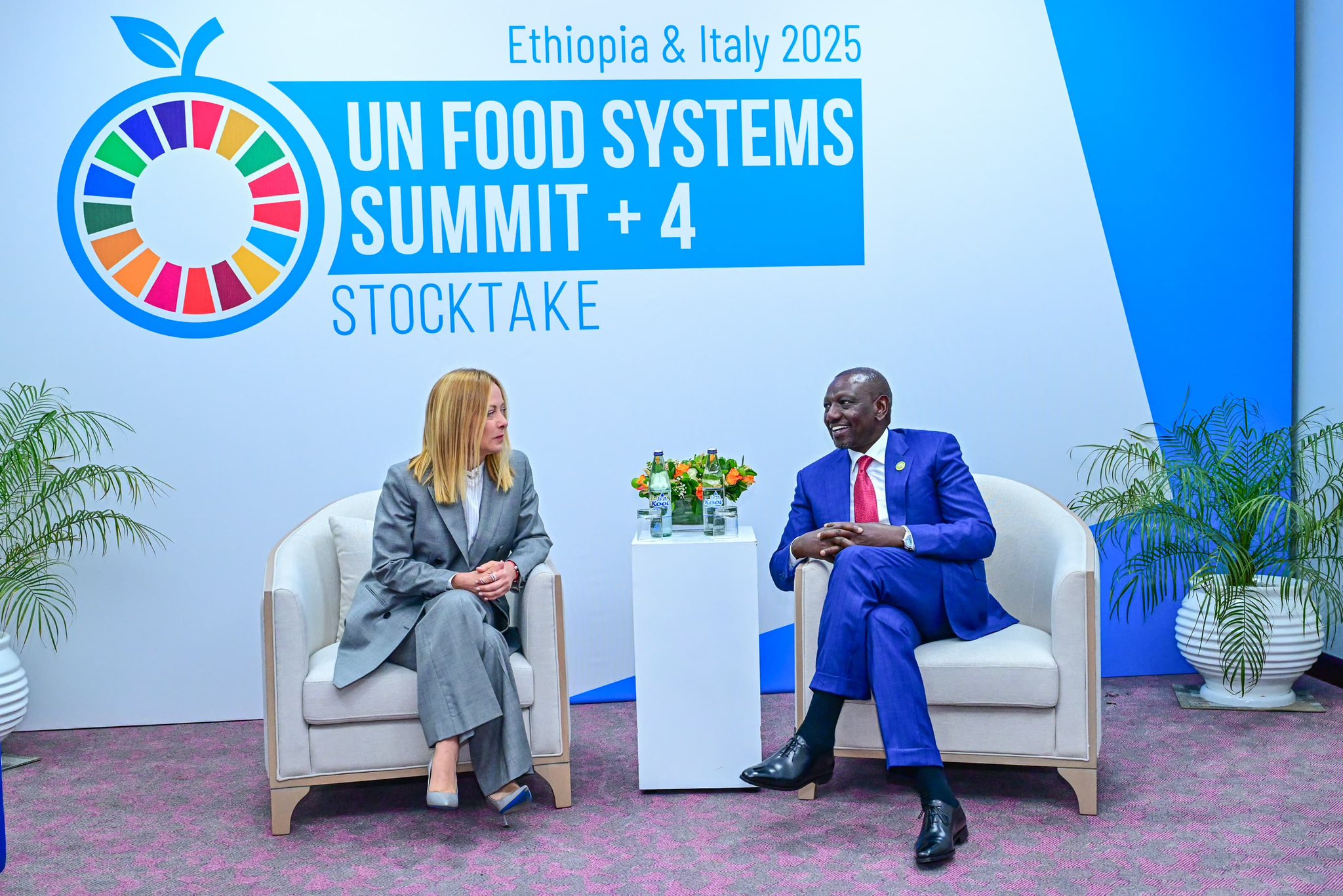 [PHOTOS] Ruto holds talks with Italian Prime Minister Giorgia Meloni