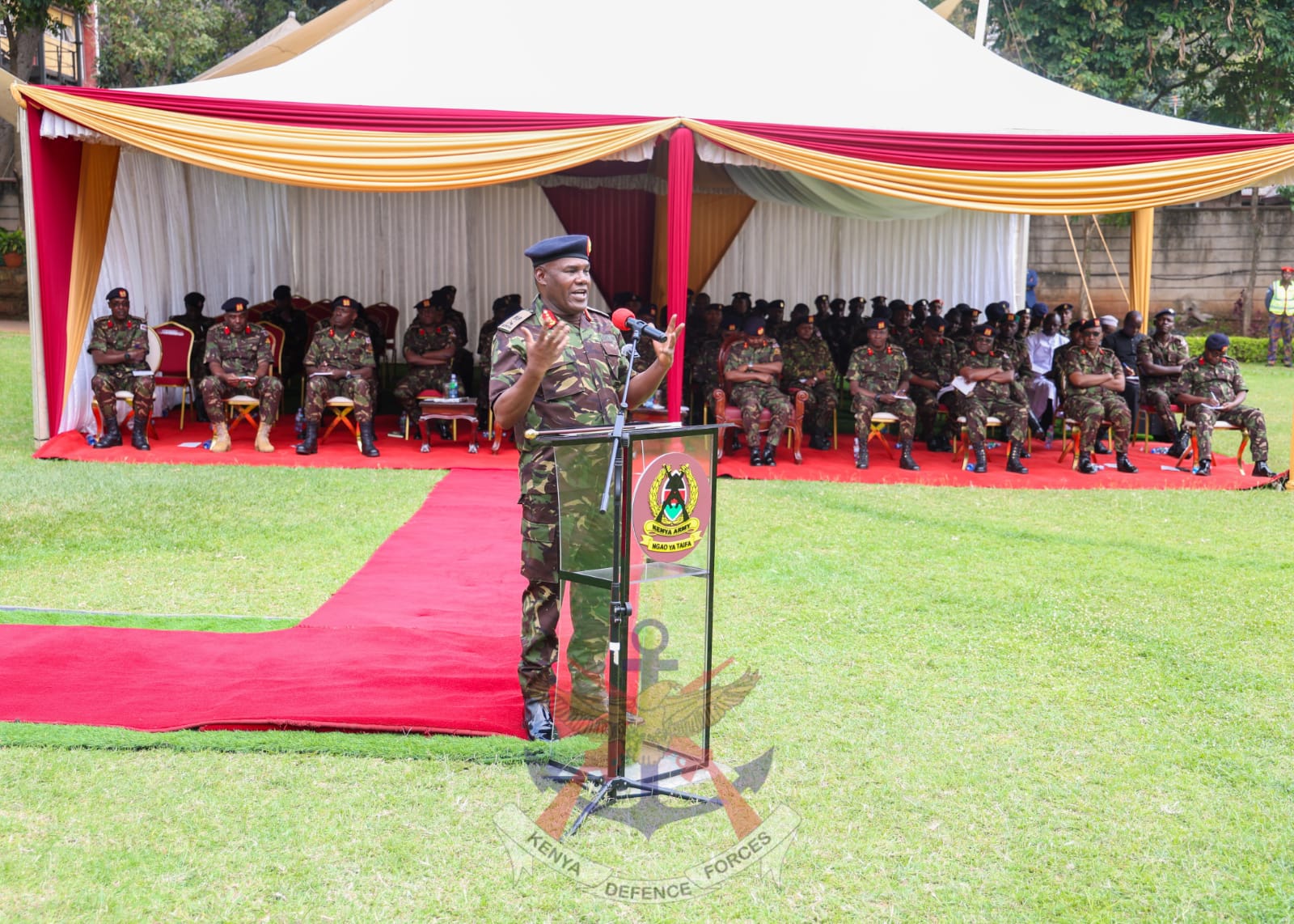 Kenya Army Commander reassures officers of fairness, transparency in ...