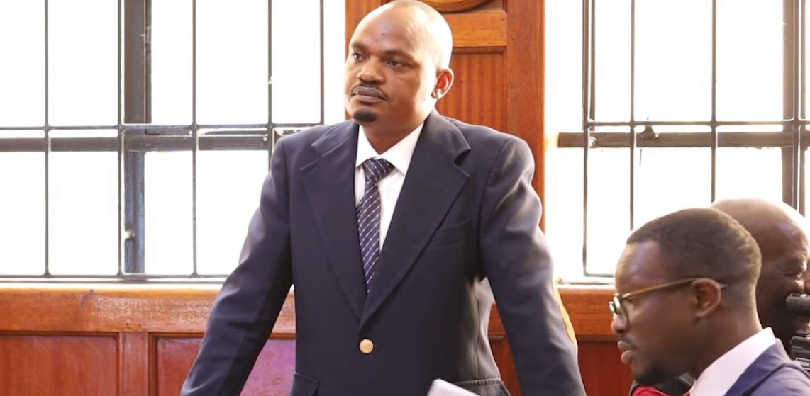 Not me! Cop Isaiah Murangiri denies photos linking him to Rex Masai’s case during grilling