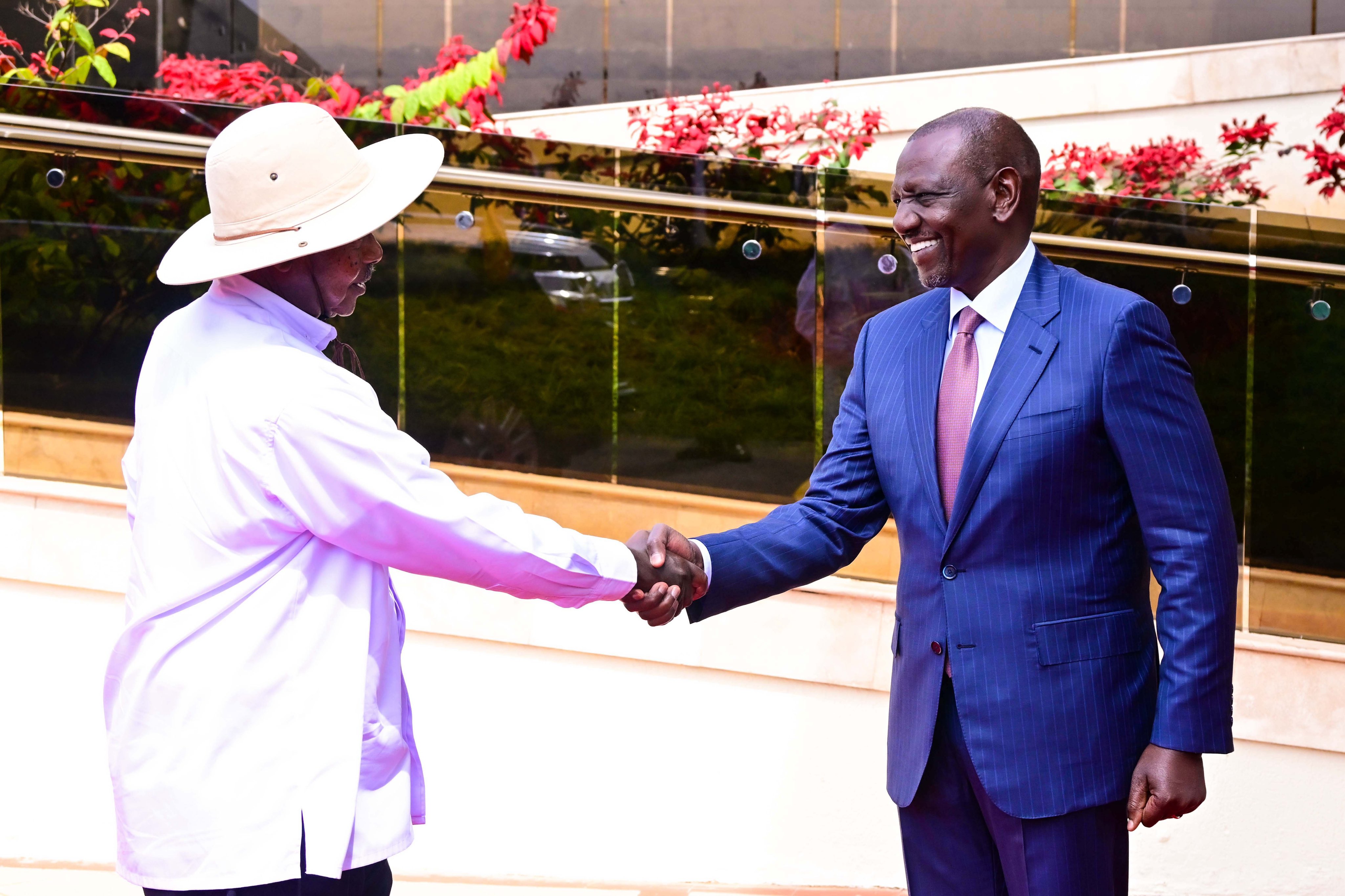 Museveni to Ruto: Thank you for the warm welcome