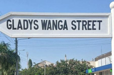 Mixed reactions as Governor Wanga names street after herself