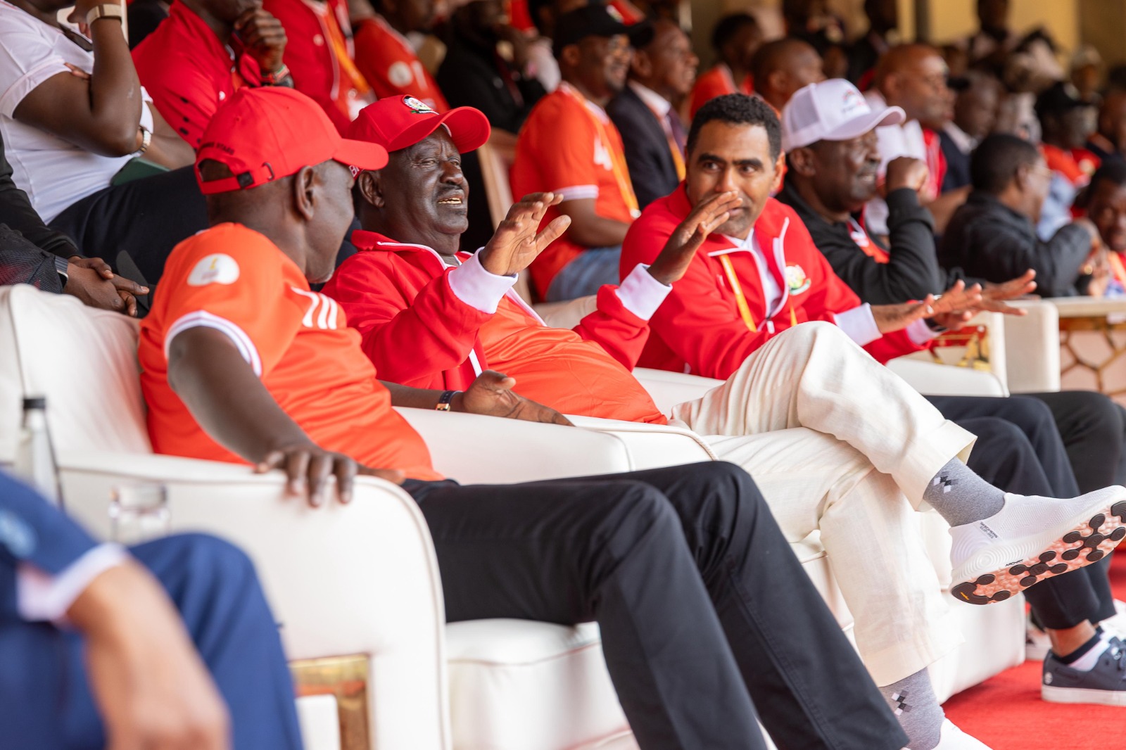 [PHOTOS] Ruto, Raila grace CHAN opener at Kasarani