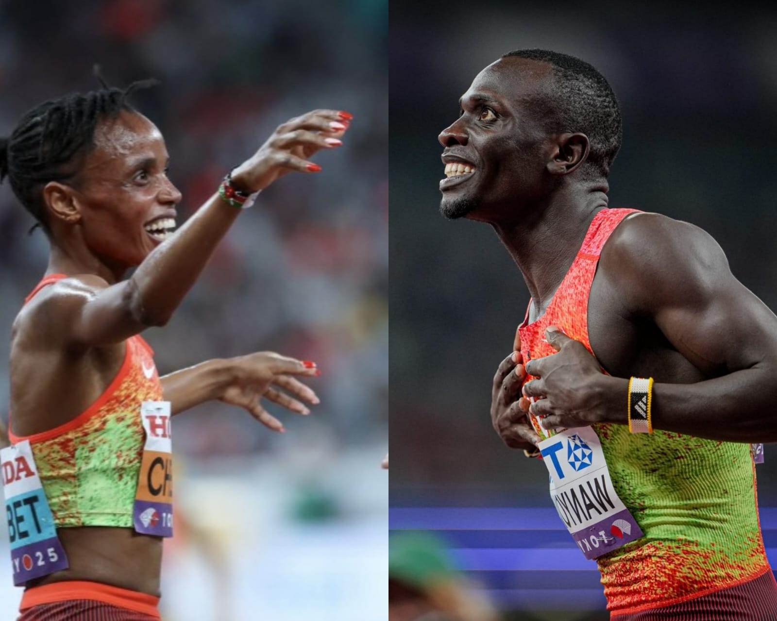 Chebet, Wanyonyi strike gold for Kenya in Tokyo