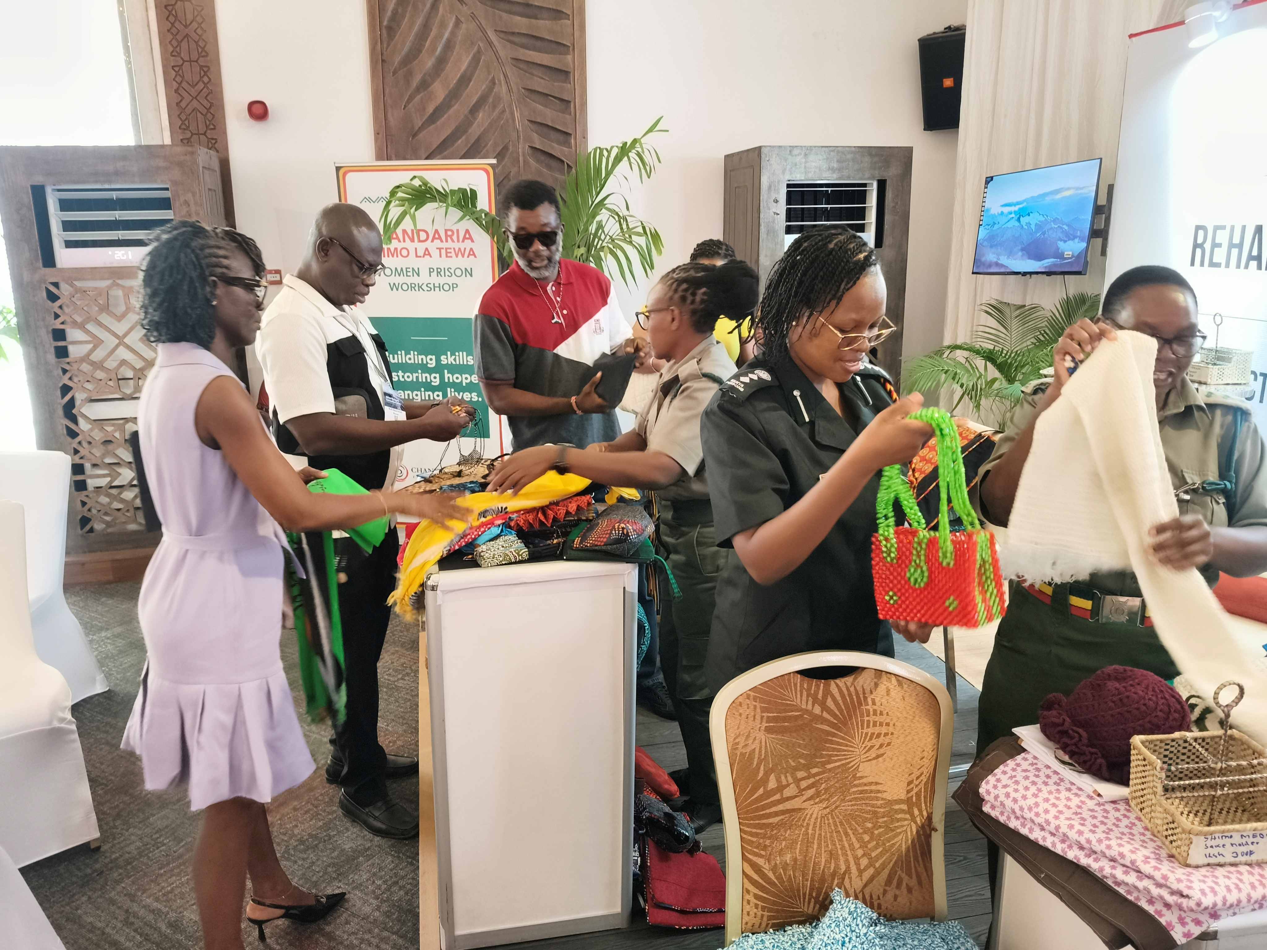 Female inmates at the Shimo la Tewa prison earning good pay