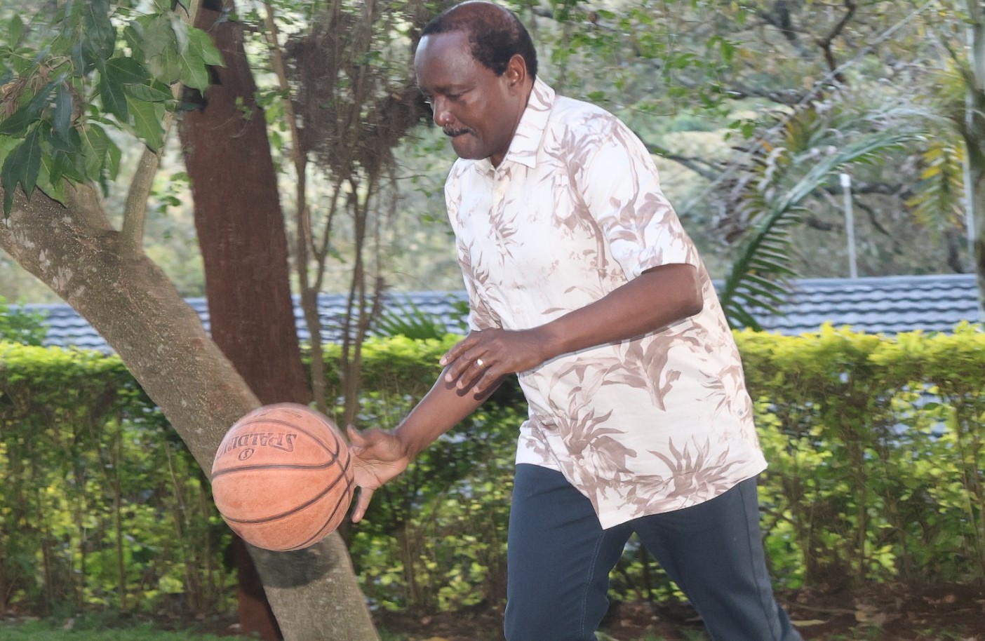Christmas cheer as Kalonzo showcases his basketball skills