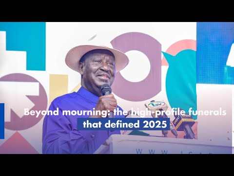 Beyond mourning: the high-profile funerals that defined 2025.