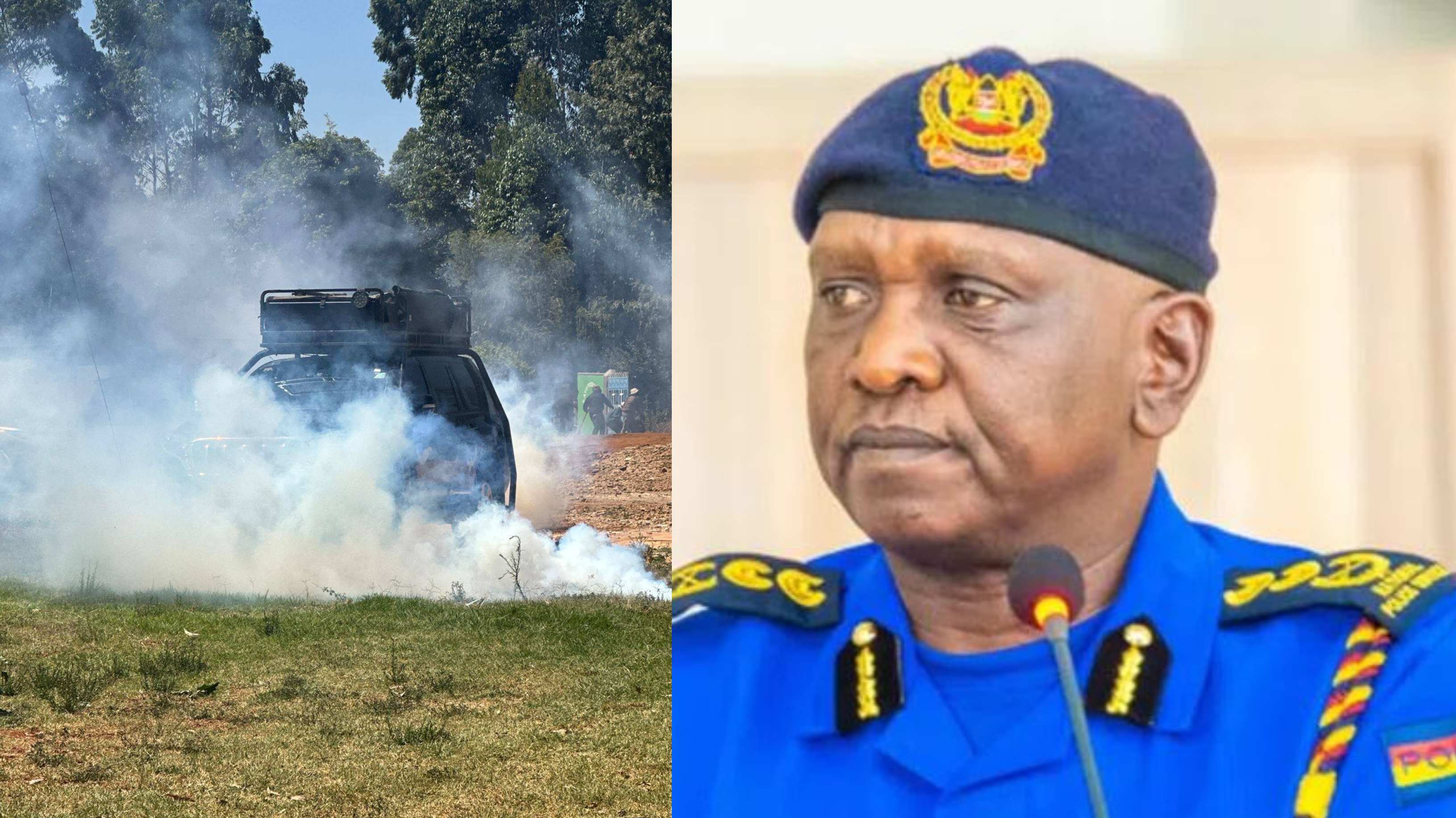 IG Kanja condemns attack at Gachagua event, directs probe into teargas ...