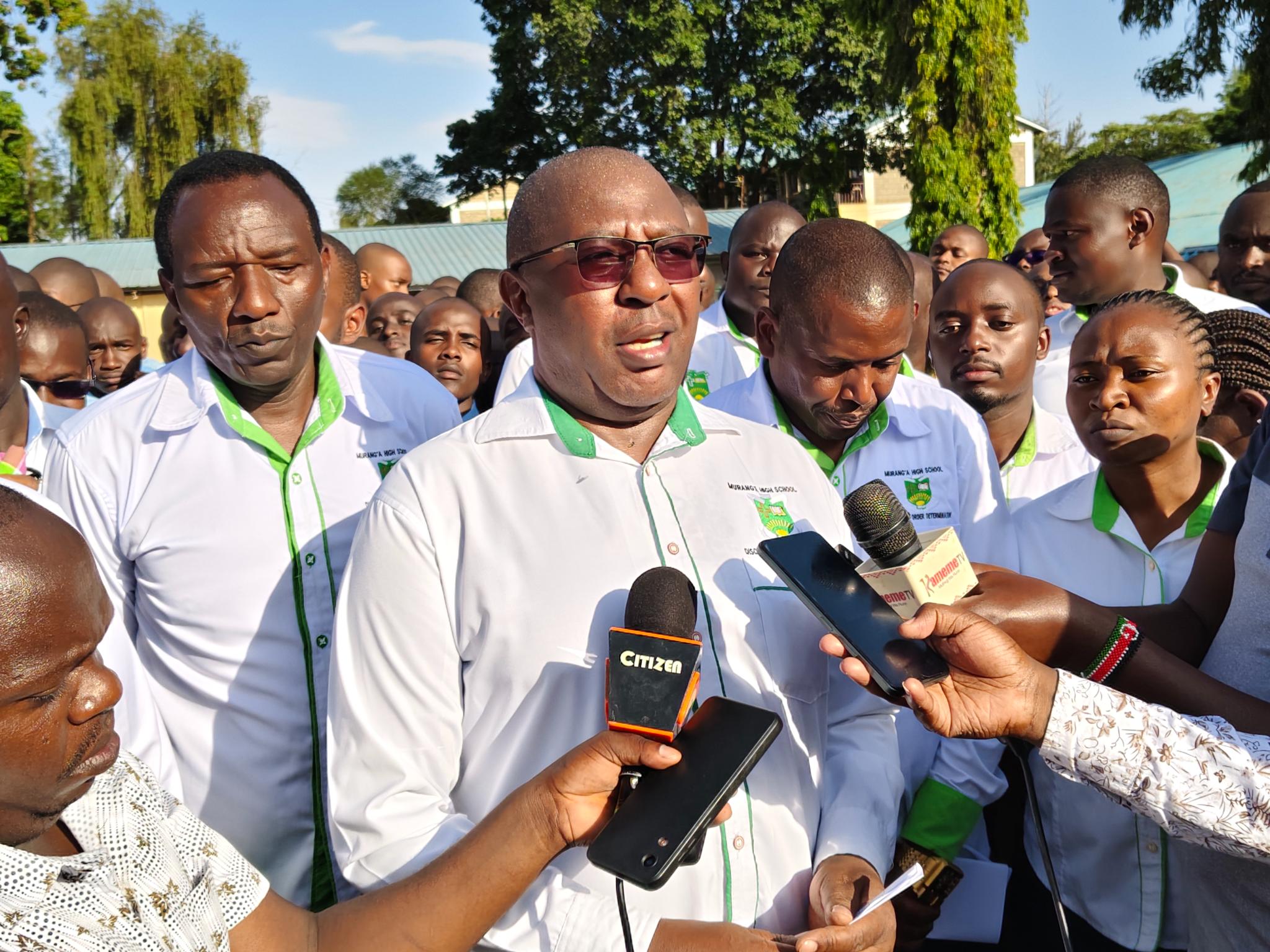 Celebrations in Murang'a High School as 512 score university entry points