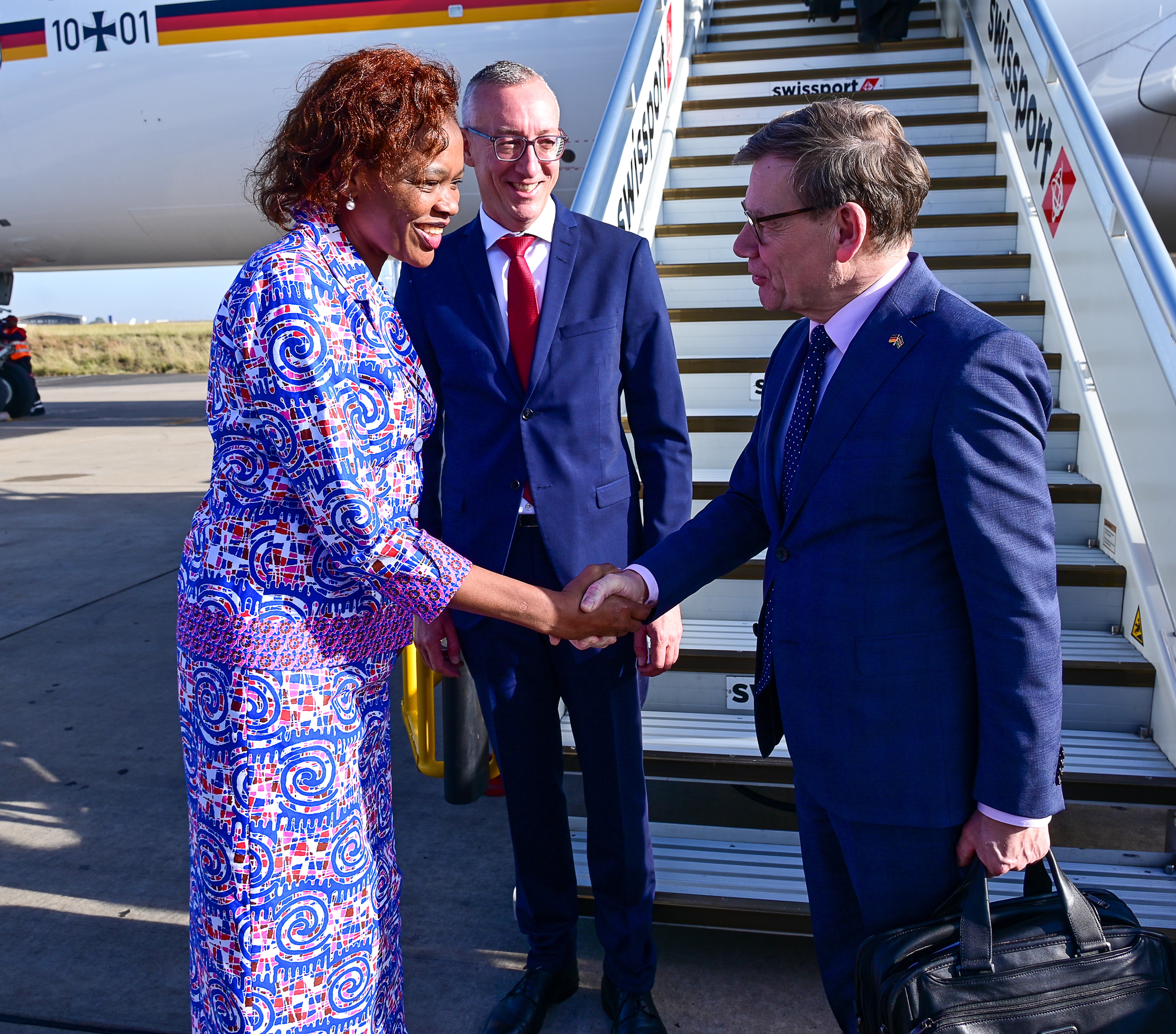 [PHOTOS] German Foreign Minister arrives in Kenya for 2-day state visit