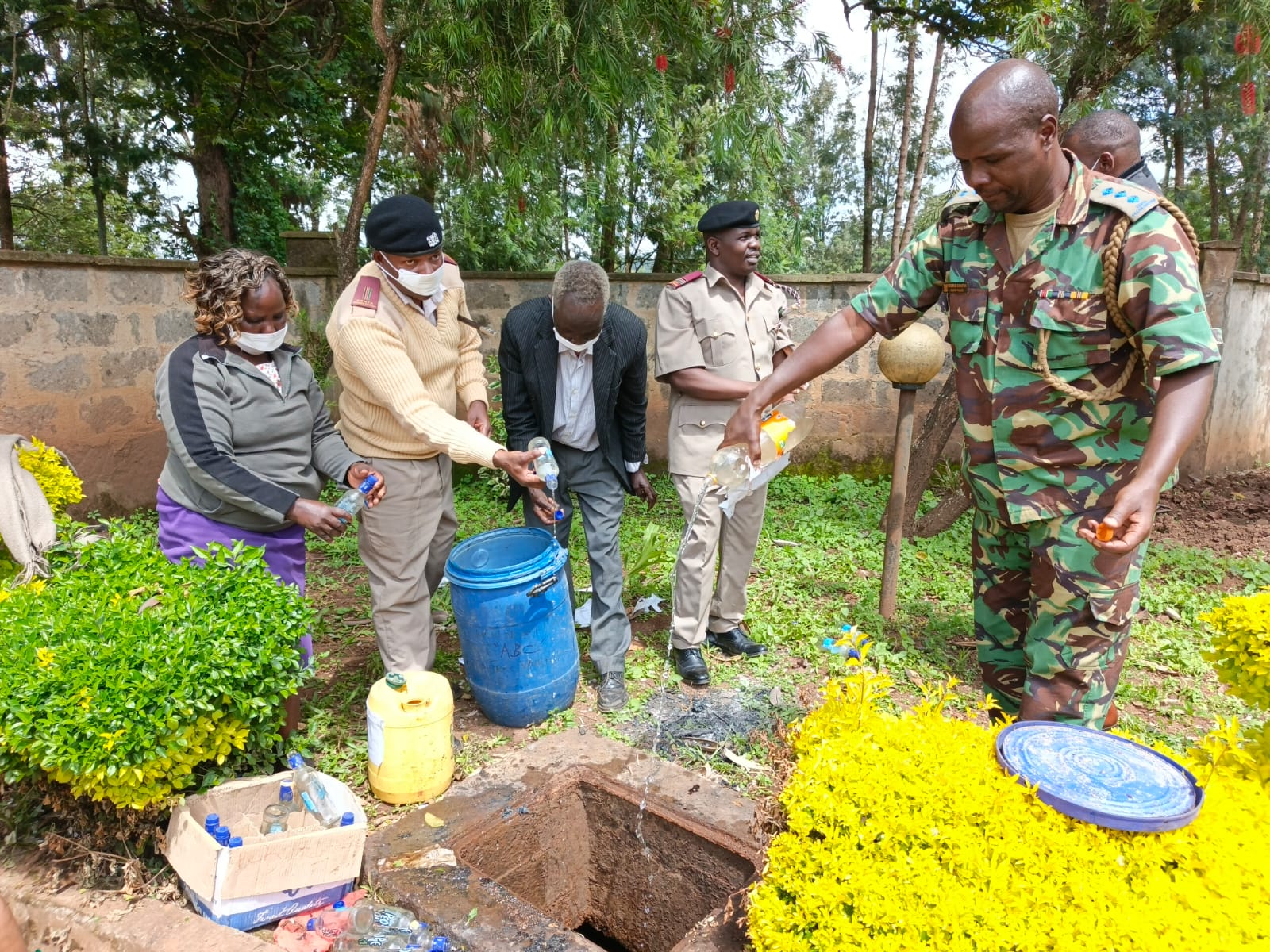 Security agencies destroy illegal brews and bhang in Kigumo