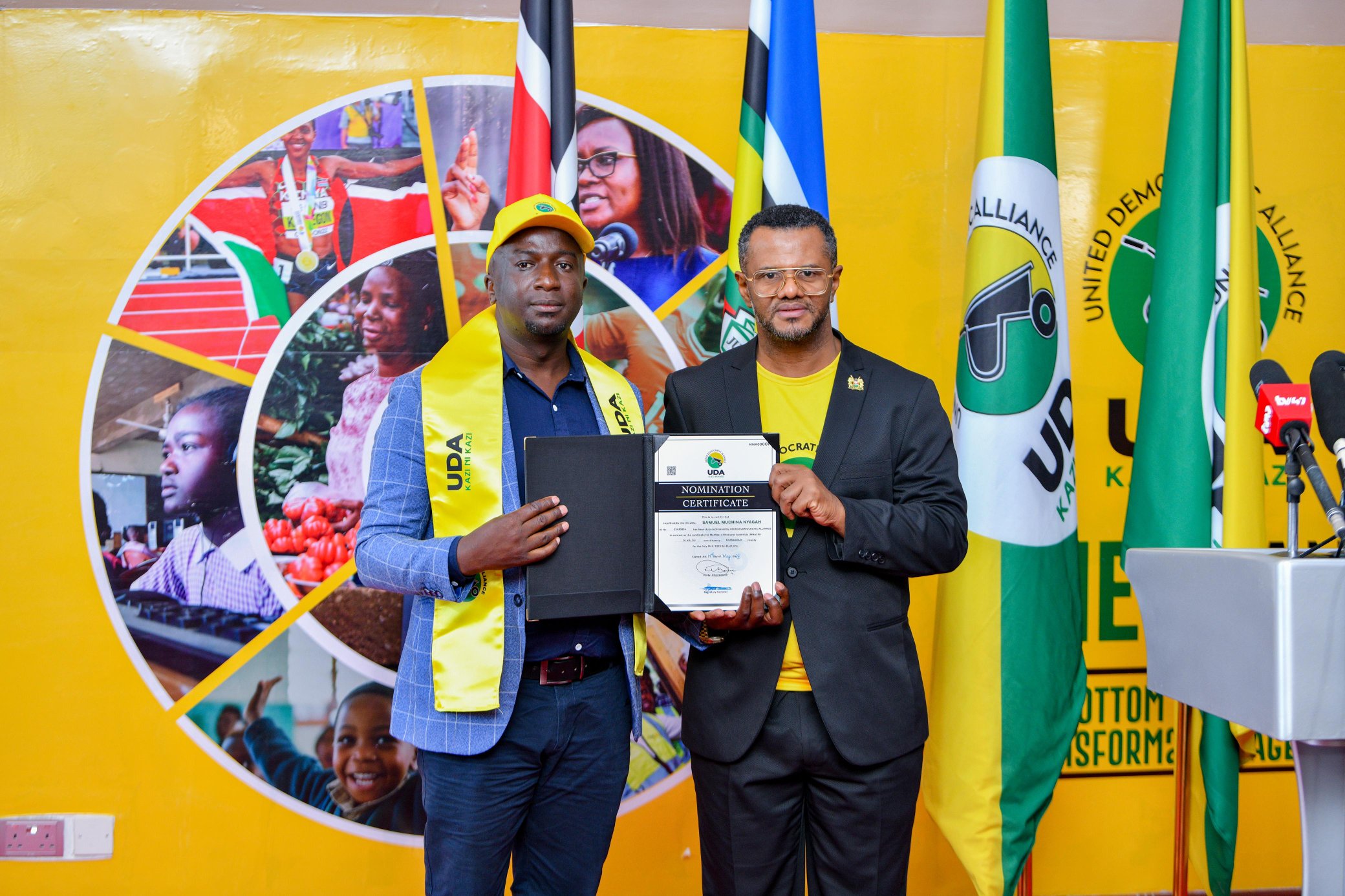 UDA hands Ol Kalou ticket to Samuel Muchina after primaries