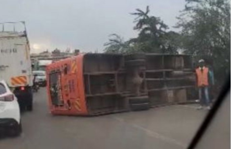 Matatu crash causes chaos on northern bypass