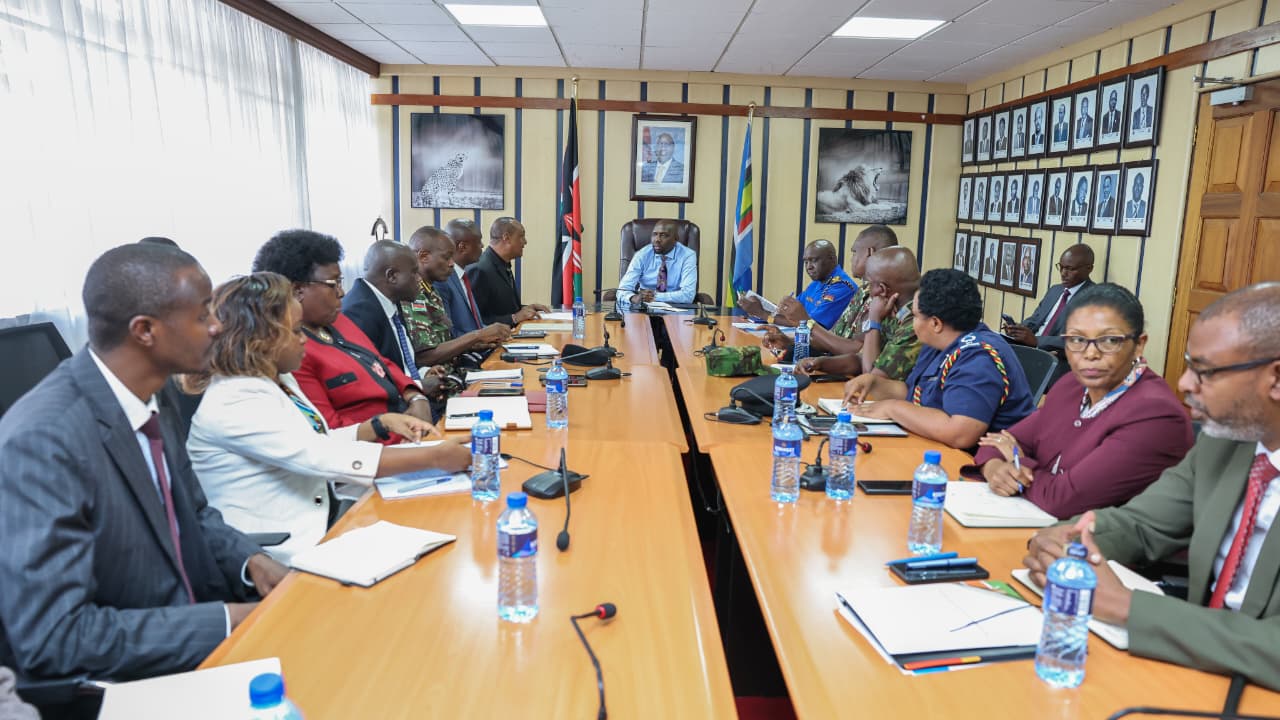 Murkomen receives progress report on Nairobi Metropolitan Police Unit ...