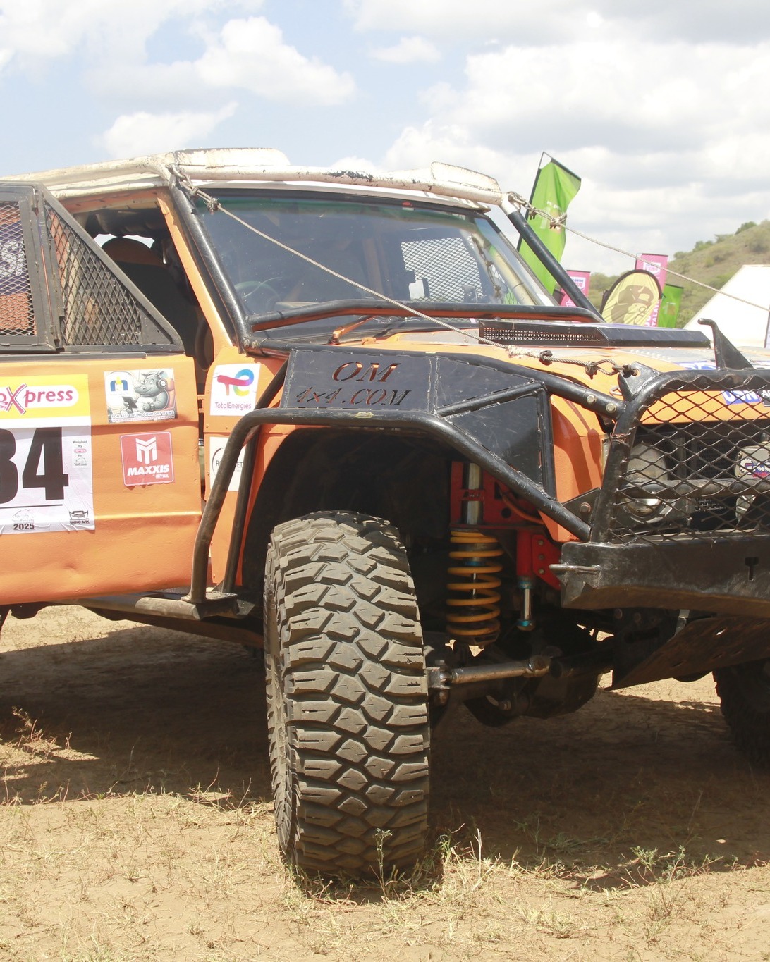 Champions Team Huzi lead 65 cars to this year's Rhino Charge Challenge ...
