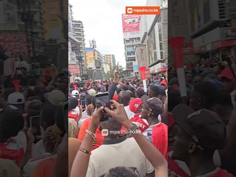 Arsenal fans gather at Archives Nairobi to celebrate EPL Trophy parade ...