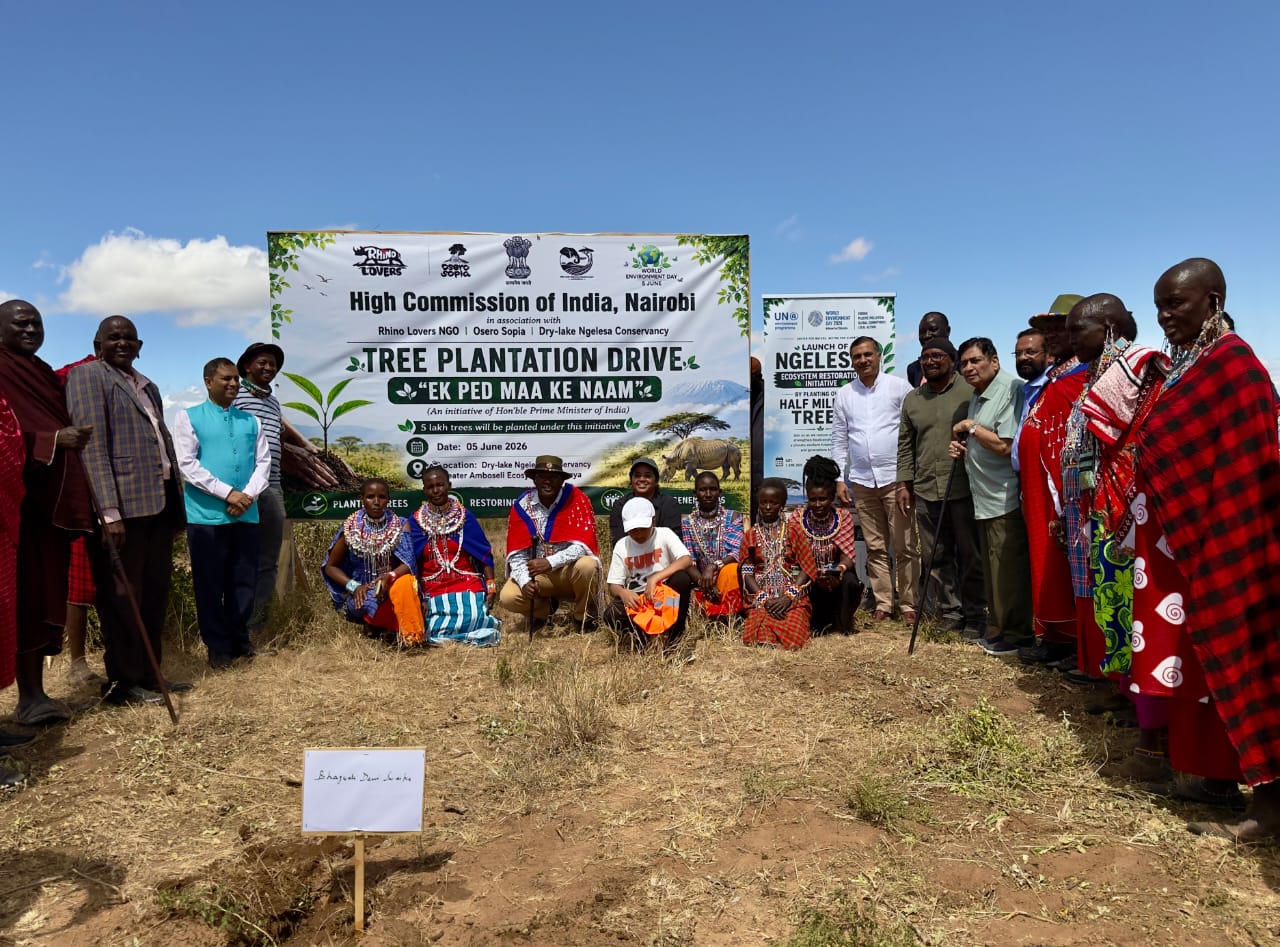India launches 500,000-tree planting campaign in Amboseli ecosystem