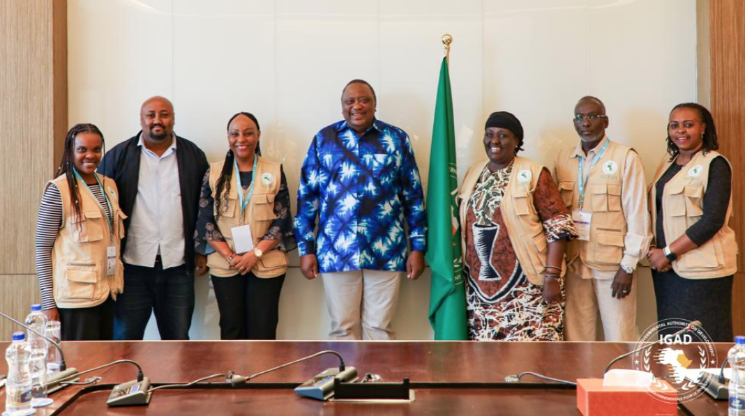 Uhuru, IGAD’s Kazibwe hold talks ahead of Ethiopia polls