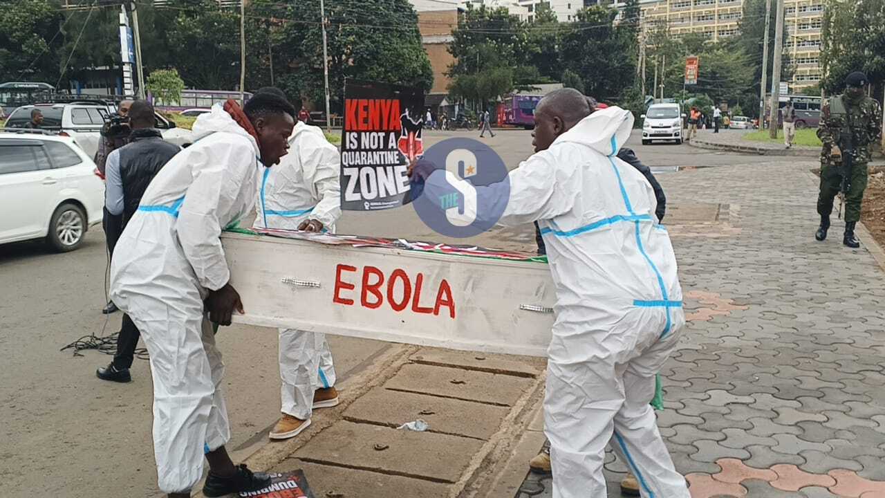 [PHOTOS] Activists protest against proposed Ebola quarantine facility ...